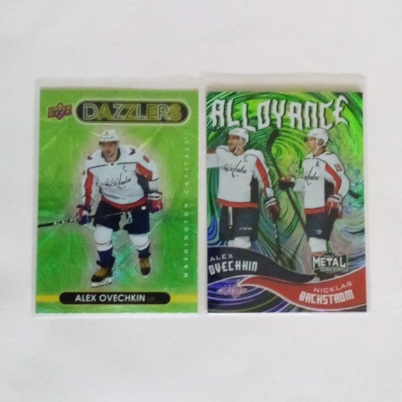 NHL | Other | Alex Ovechkin Hockey Card Lot Of 2 | Poshmark